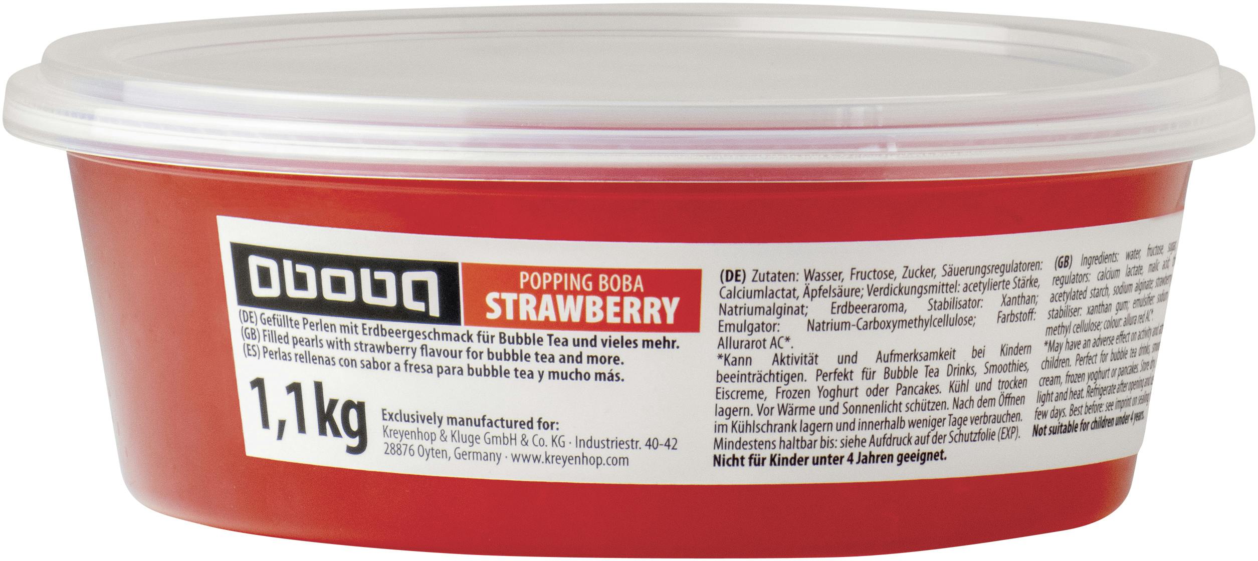 Oboba Popping Boba Erdbeer (1,1 kg) | METRO Marktplatz