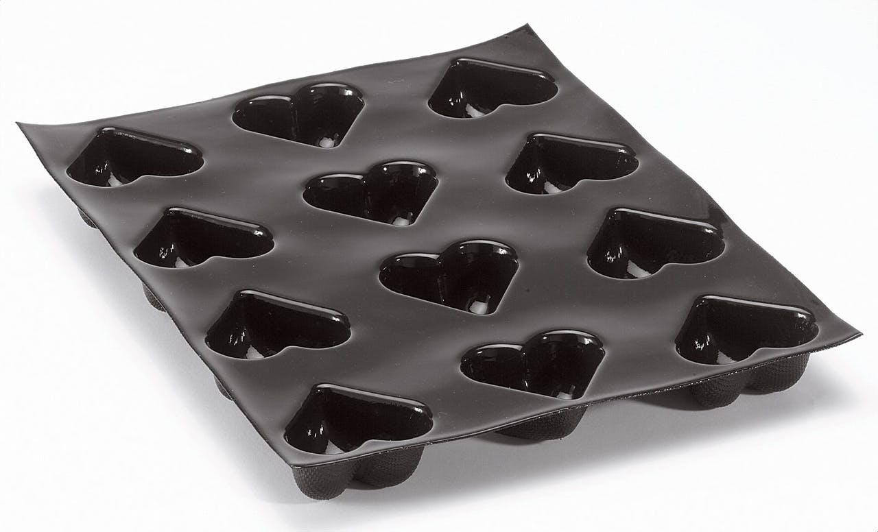 Matfer Moule silicone 20 coeurs galbés Flexipan® Matfer - 336082 | METRO