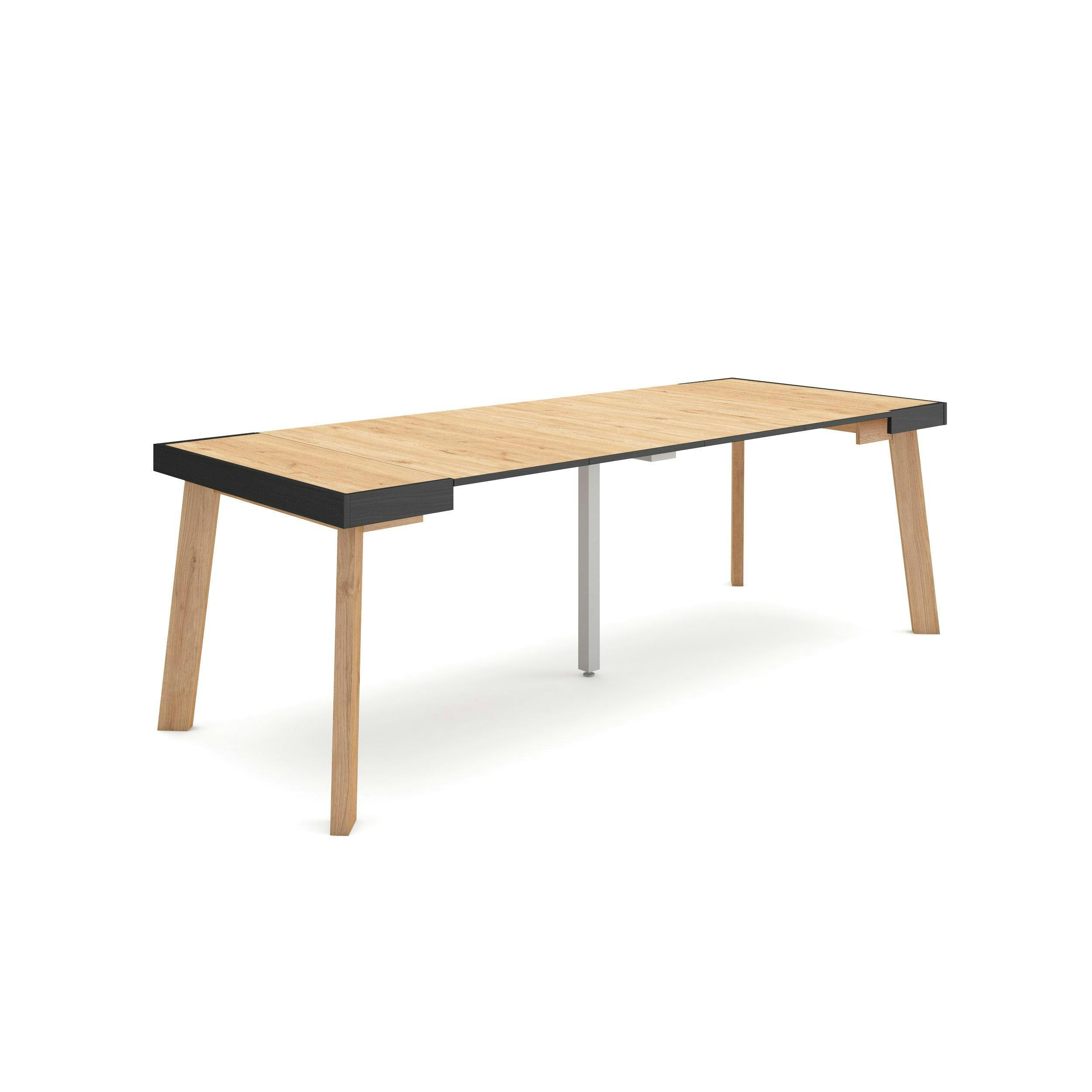 Uitschuifbare Consoletafel, Console table, 222x90x73cm, Voor 10 ...