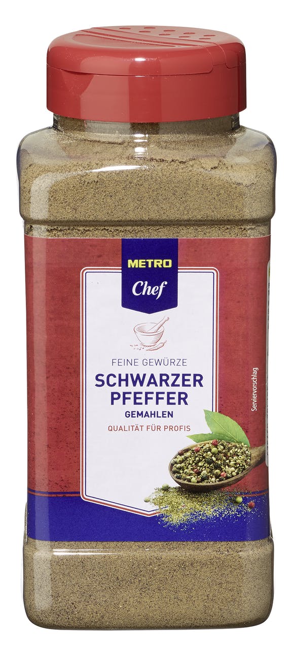 METRO Chef Pfeffer Schwarz Gemahlen (520 g) | METRO