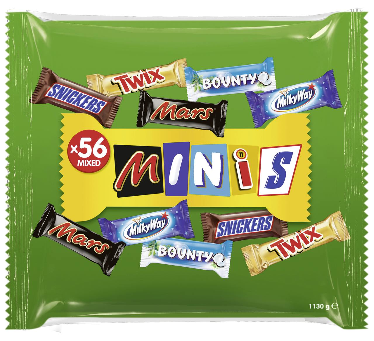 Mars Mixed Minis Schokoladenriegel 56 Portionen (1,13kg) | METRO