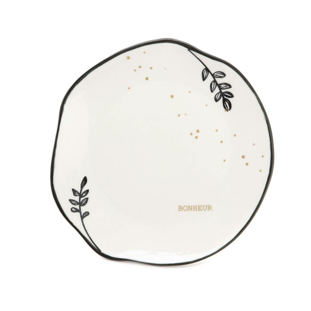 Assiette à dessert carpe diem x6 - Blanc Rond Grès Amadeus 21x21 cm | METRO