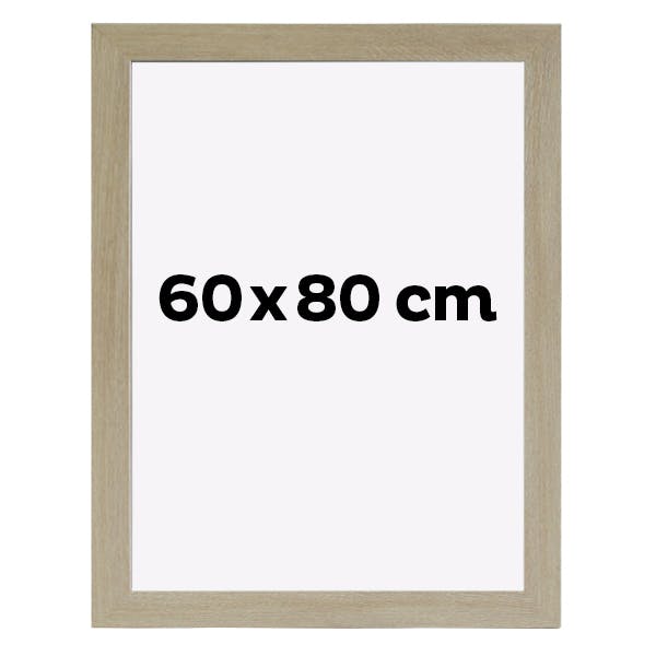 Cadres Bois 60x80 Profilé 30 mm aspect Chêne | METRO