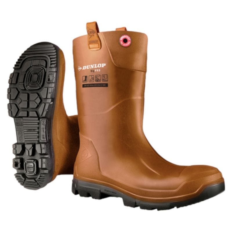 Coverguard - Bottes de sécurité fourrées en PU marron RIGAIR PRO FUR S5 ...