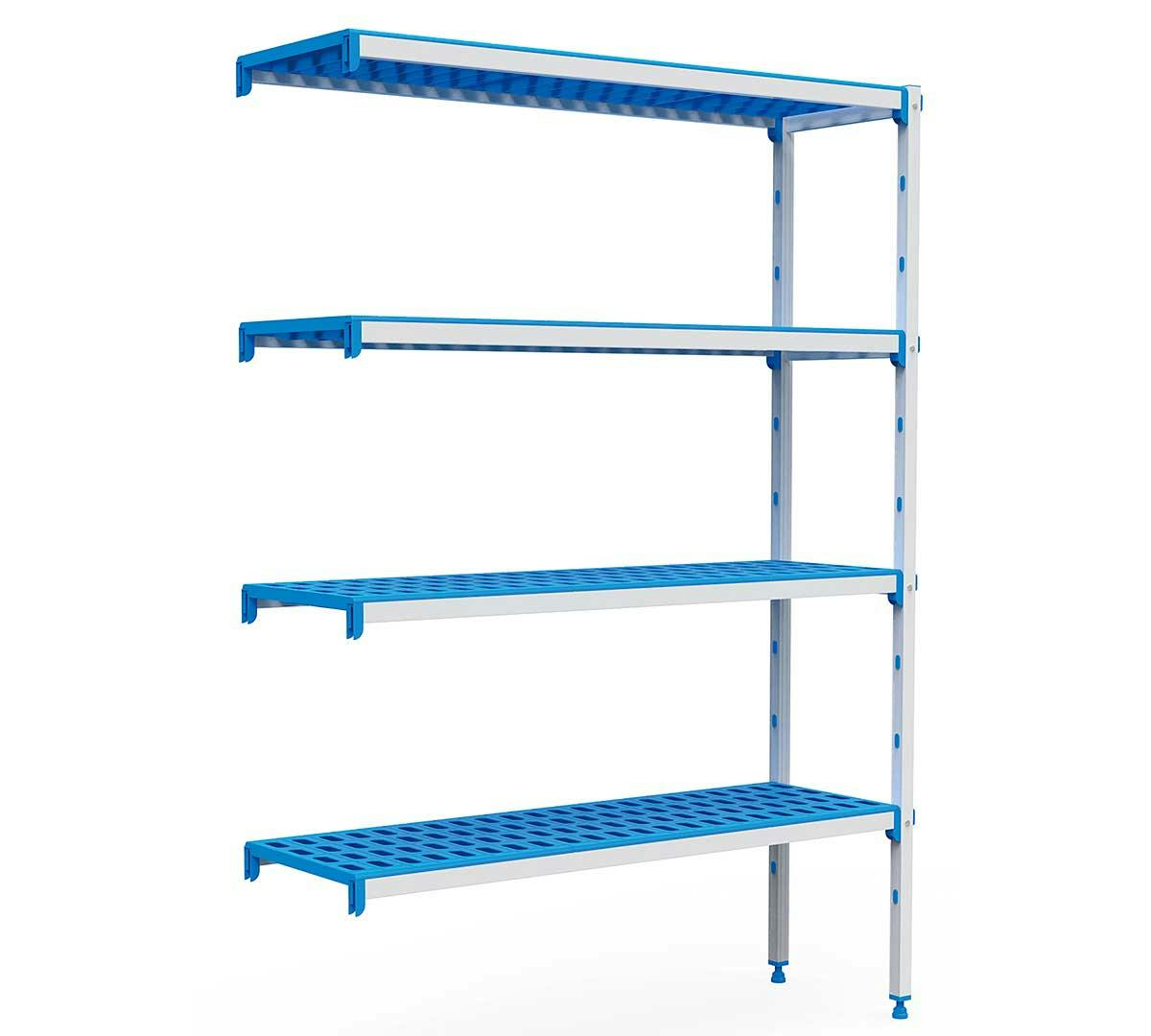 Estante Modular Angular - 192 cm - 55,5 cm - 4 Níveis de Licitação | Makro