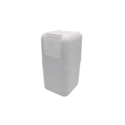 1 Fallschutzverpackung aus Styropor 100ml weiß für Flaschen, UN 4H1/X1 ...