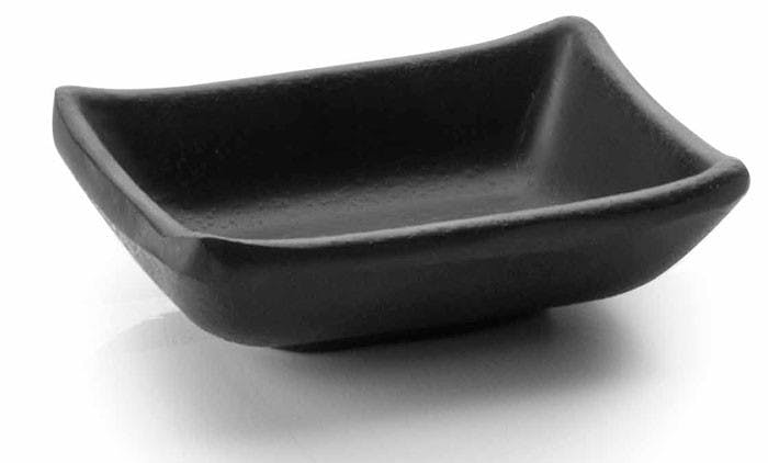 LACOR fuente salsa mini BLACK melamina para presentaciones 9x7 cm 63379 ...