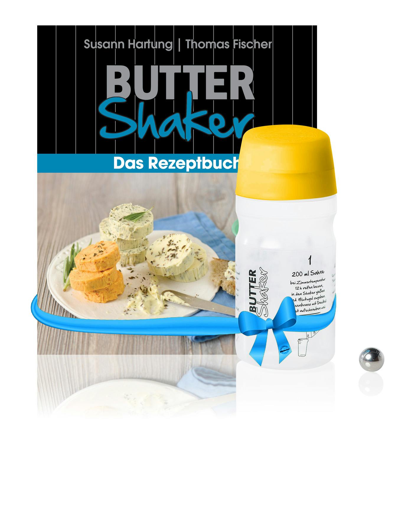 Set: Butter-Shaker GELB + Butter-Shaker-Rezeptbuch | METRO Marktplatz