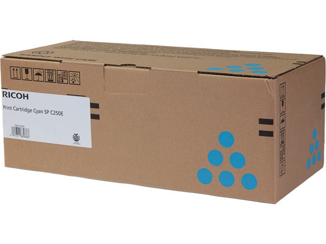 Ricoh Aficio SP-C250/SP-C260/SP-C261 Cyan Cartouche de Toner ORIGINALE ...