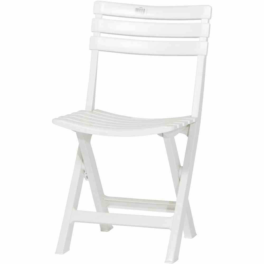 Silla Resina Plegable Blanca Birki Makro Marketplace