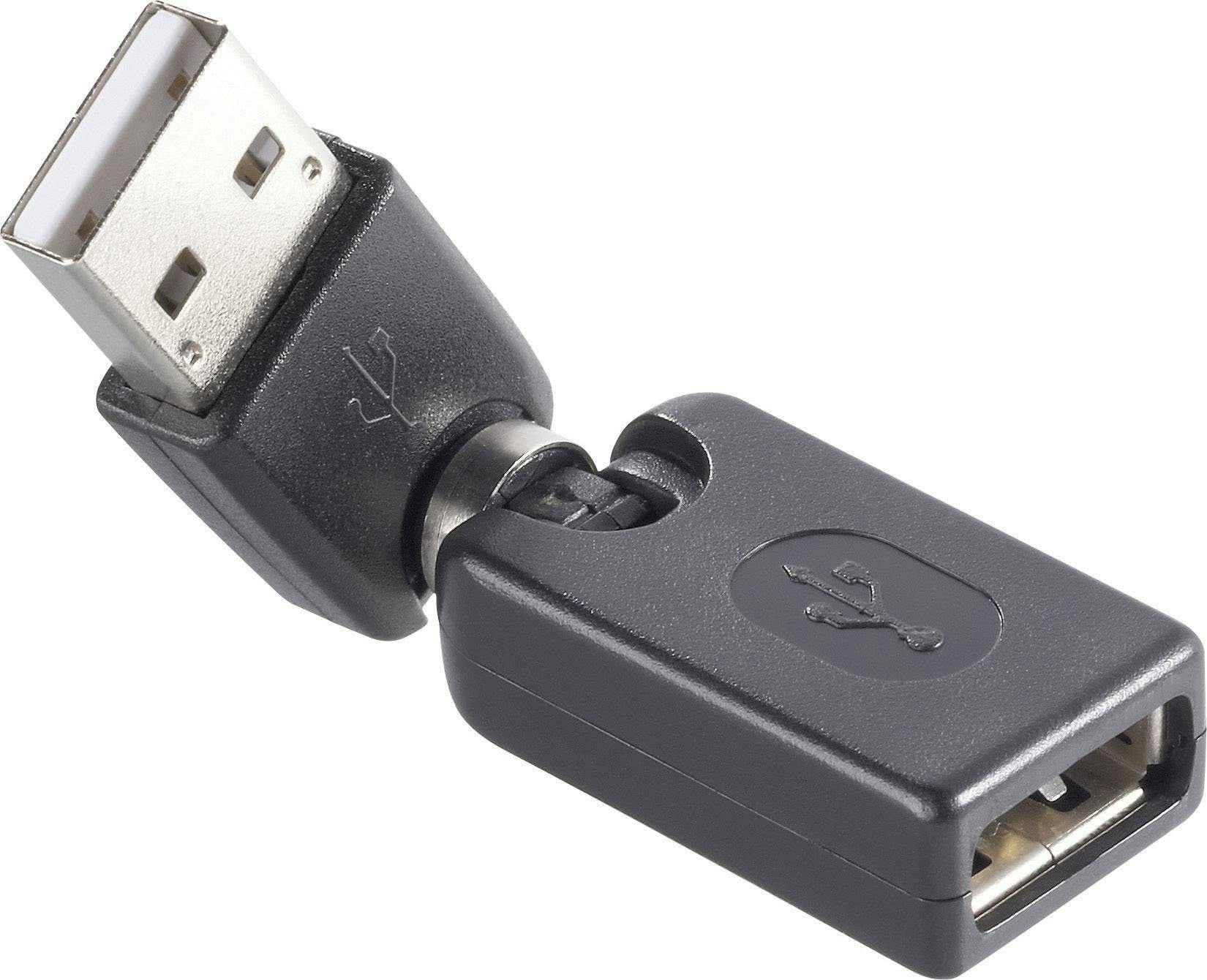 renkforce USB 2.0 Adapter A/A mit 3D-Gelenk | METRO