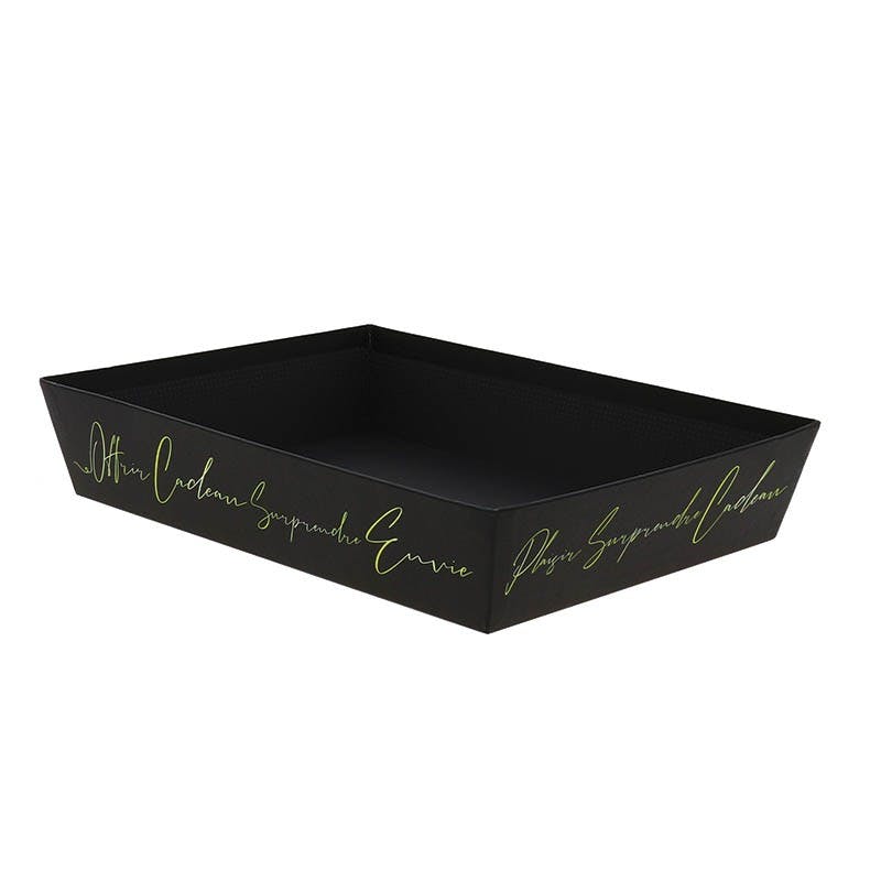 signature corbeille carton rectangle 36x27x7 cm - carton de 30 | METRO