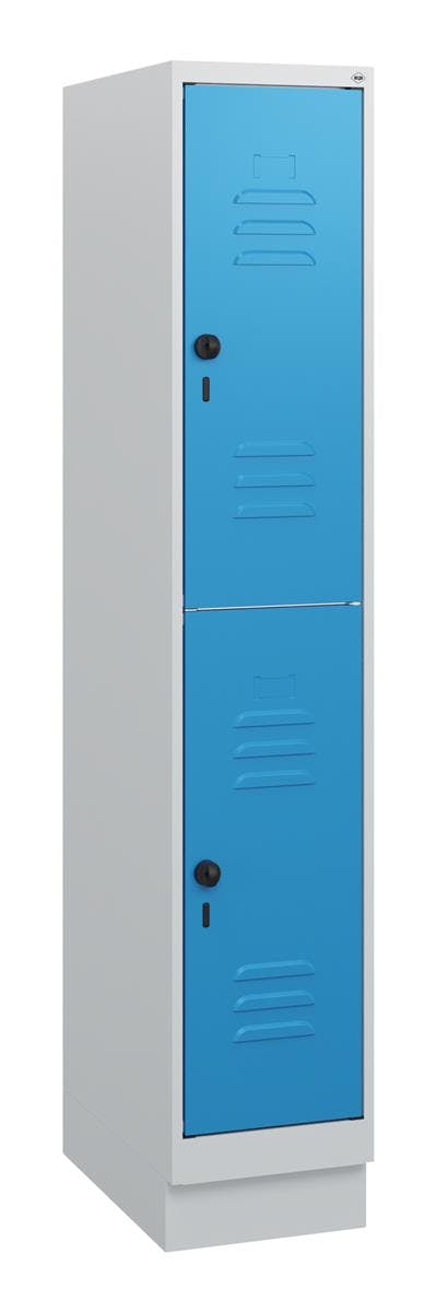 C+P Doppelstock-Spind Classic PLUS, Sockel, 1 Abteil, 1630x300x500mm ...