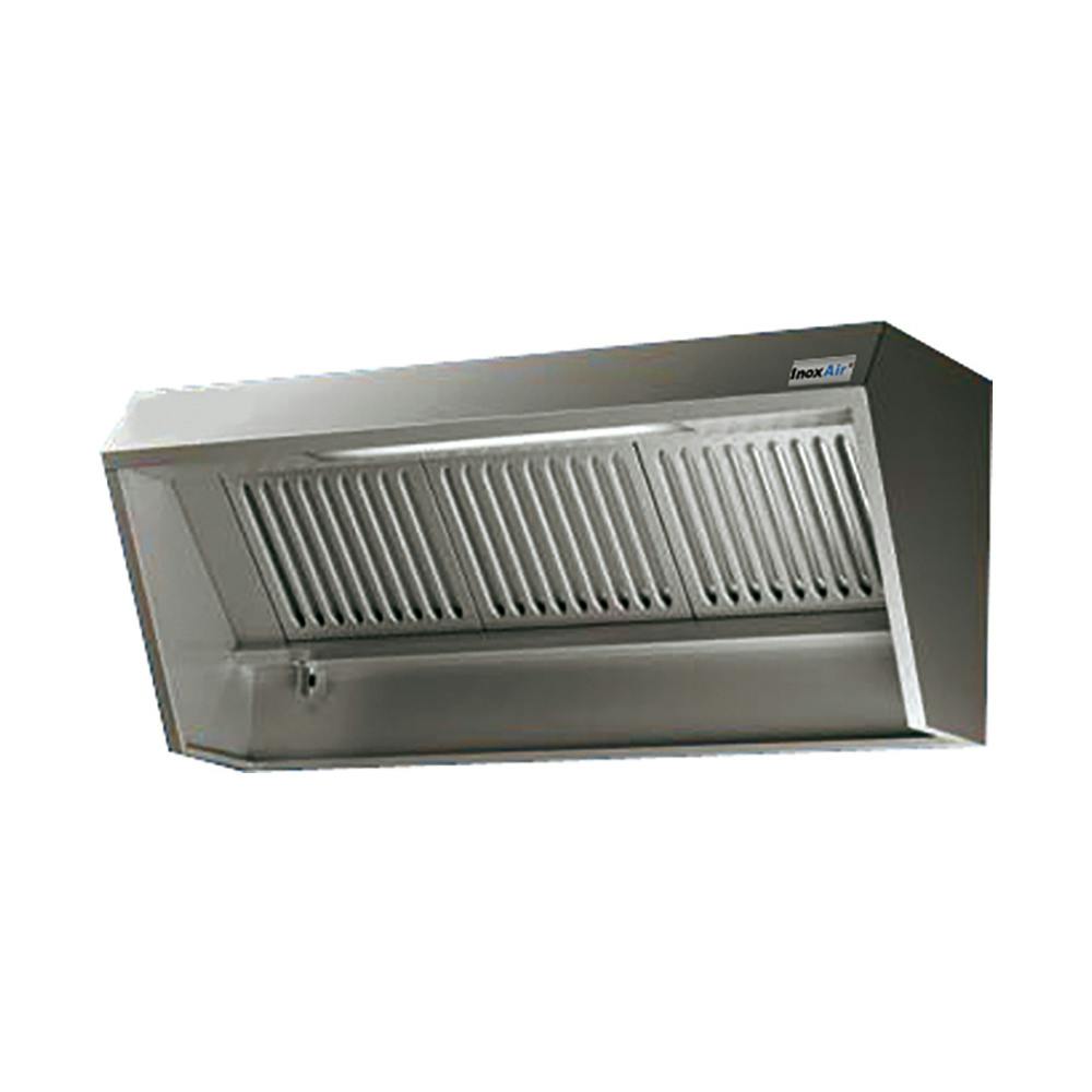 InoxAir Thekenhaube, Schrägform 3600x500x700mm | METRO
