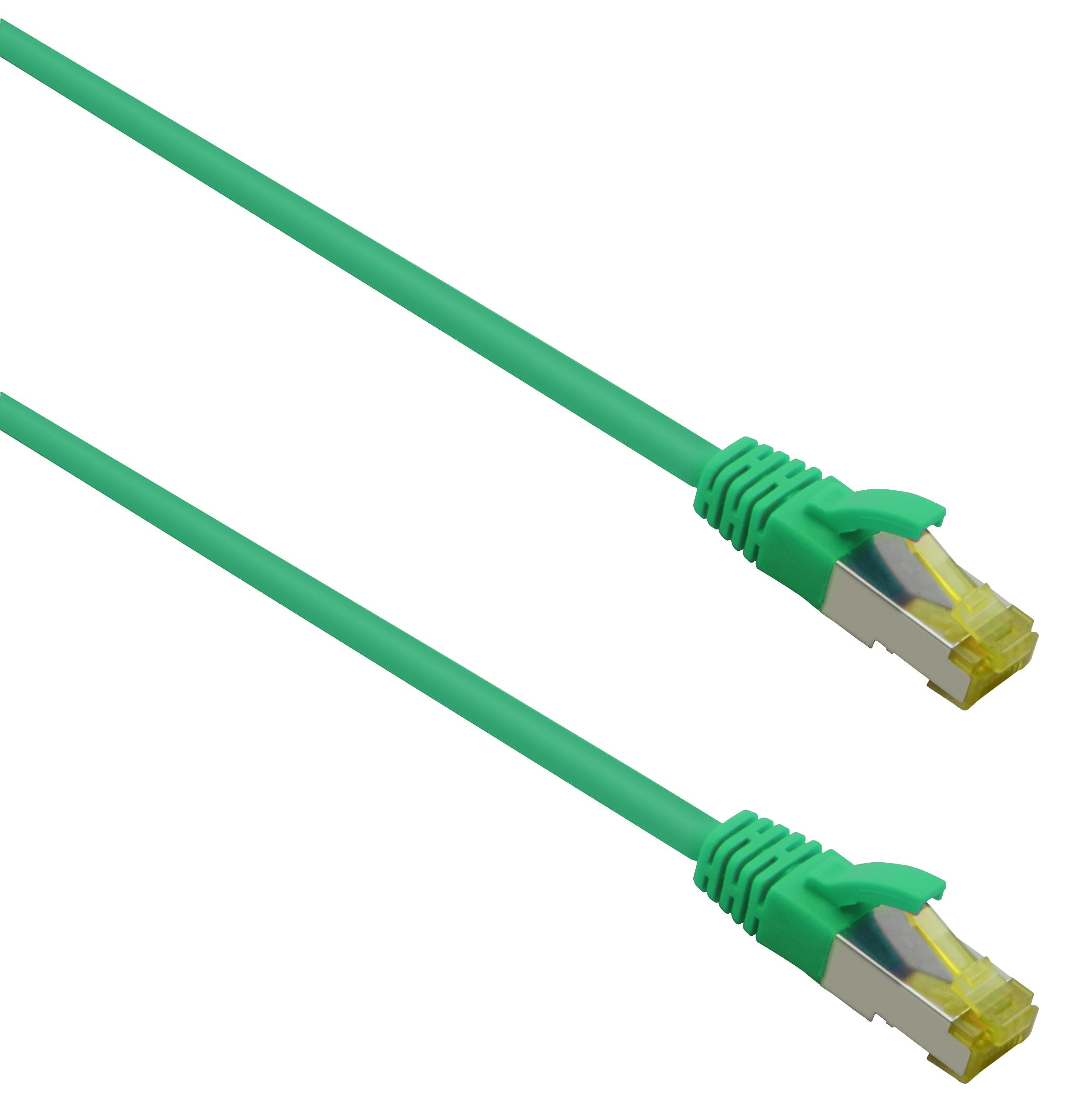 Helos ultra flex Patchkabel S/FTP Cat 6a TPE grün 2,0m | METRO