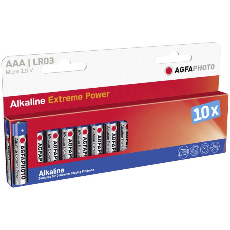 Agfaphoto Alkalinebatterijen Micro Aaa Lr03 10 stuks | Makro