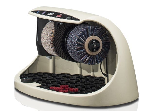 Cosmo hellelfenbein (RAL 1015) Schuhputzmaschine, inkl. 1 ltr ...