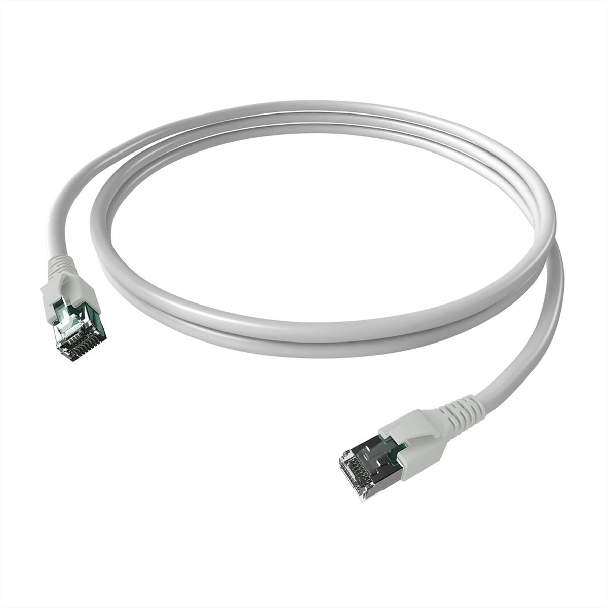 EasyLan FlexBoot Patchkabel Kat.6A, S/FTP, weiß, 3 m | METRO