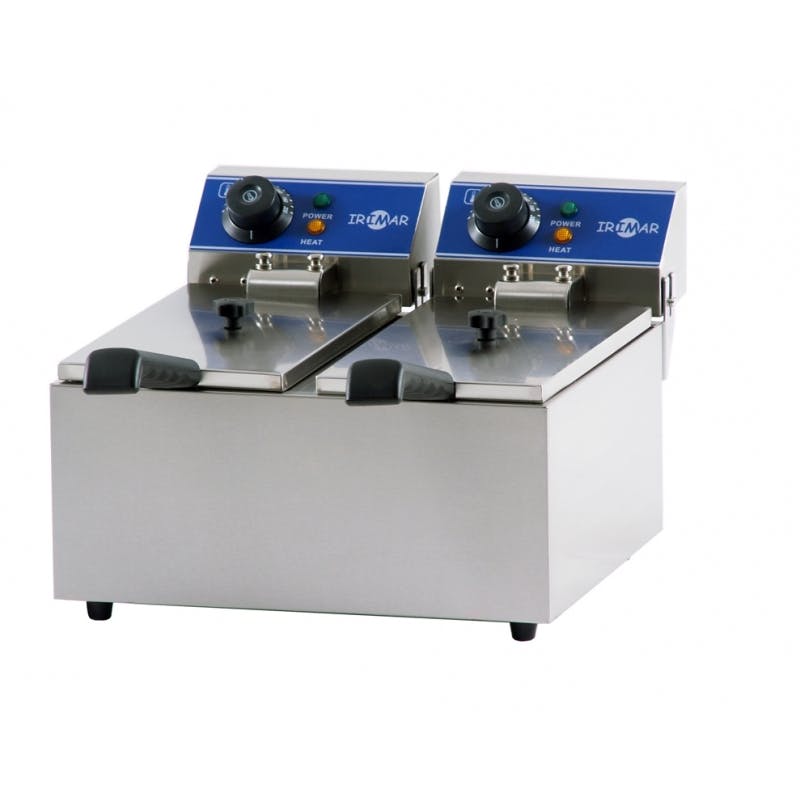 Elektrofritteuse Serie Gastronorm mit Doppelwanne Mod. FRY-4+4 | METRO