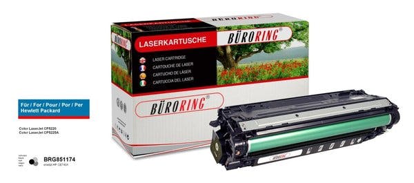Toner Cartridge schwarz für HP Color LaserJet Professional CP5225 ...