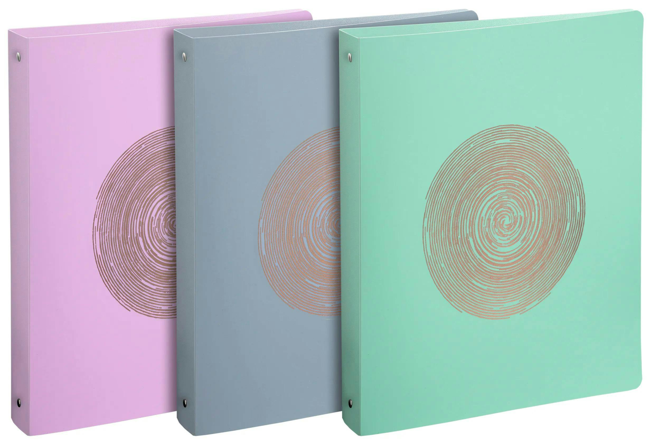 Exacompta 51990E 12x Ringbuch A4 Maxi mit 4 Ringen 30mm, Recycling-PP ...