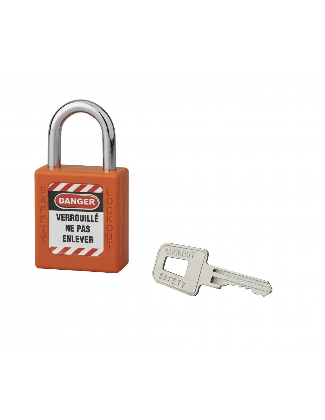 Cadenas de consignation LOTO Lockout Tagout 40 mm anse acier Ø 6 x 25 ...
