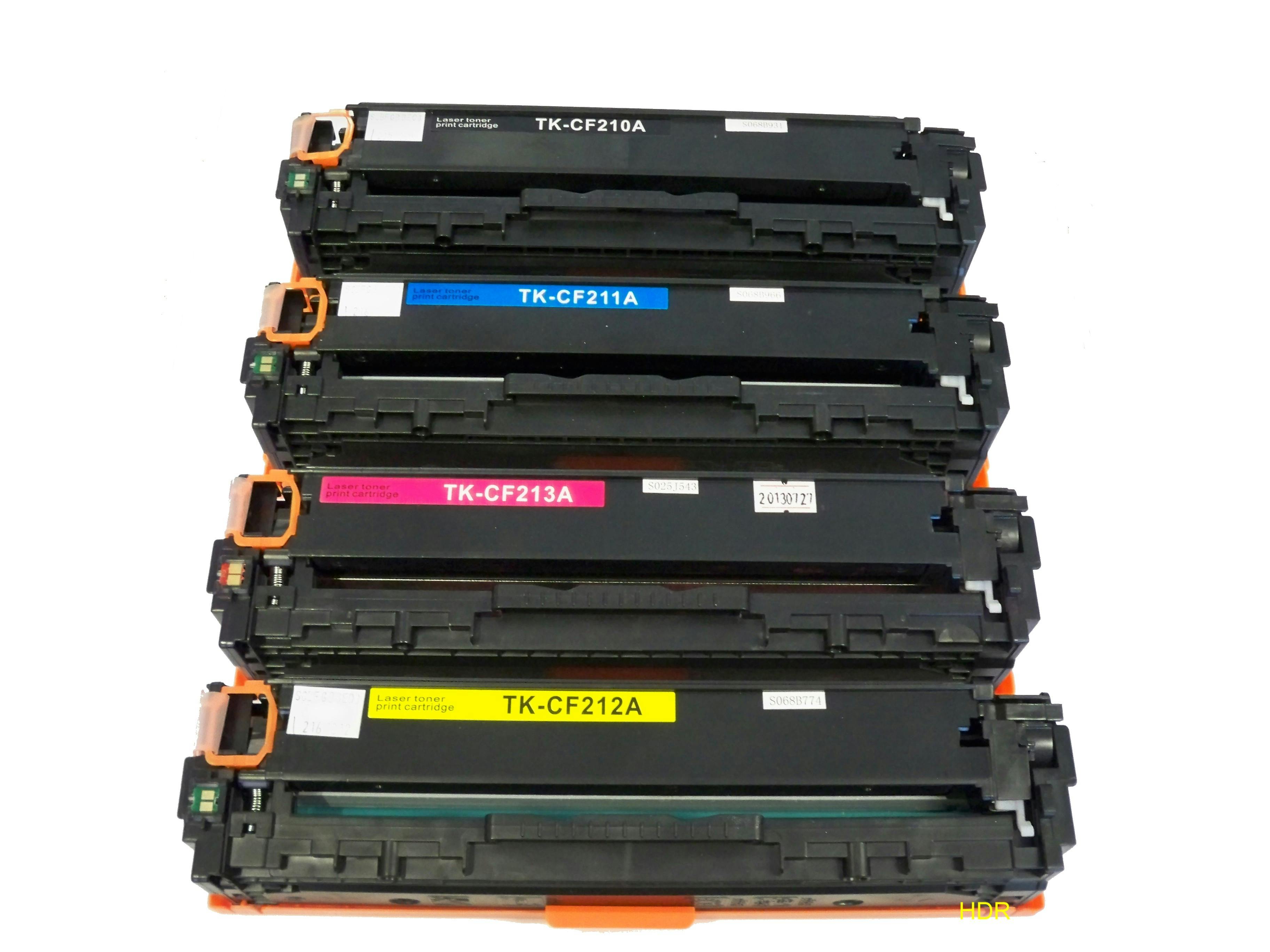 4x Toner kompatibel HP Color LaserJet Pro 200 Color M251n ersetzt HP ...