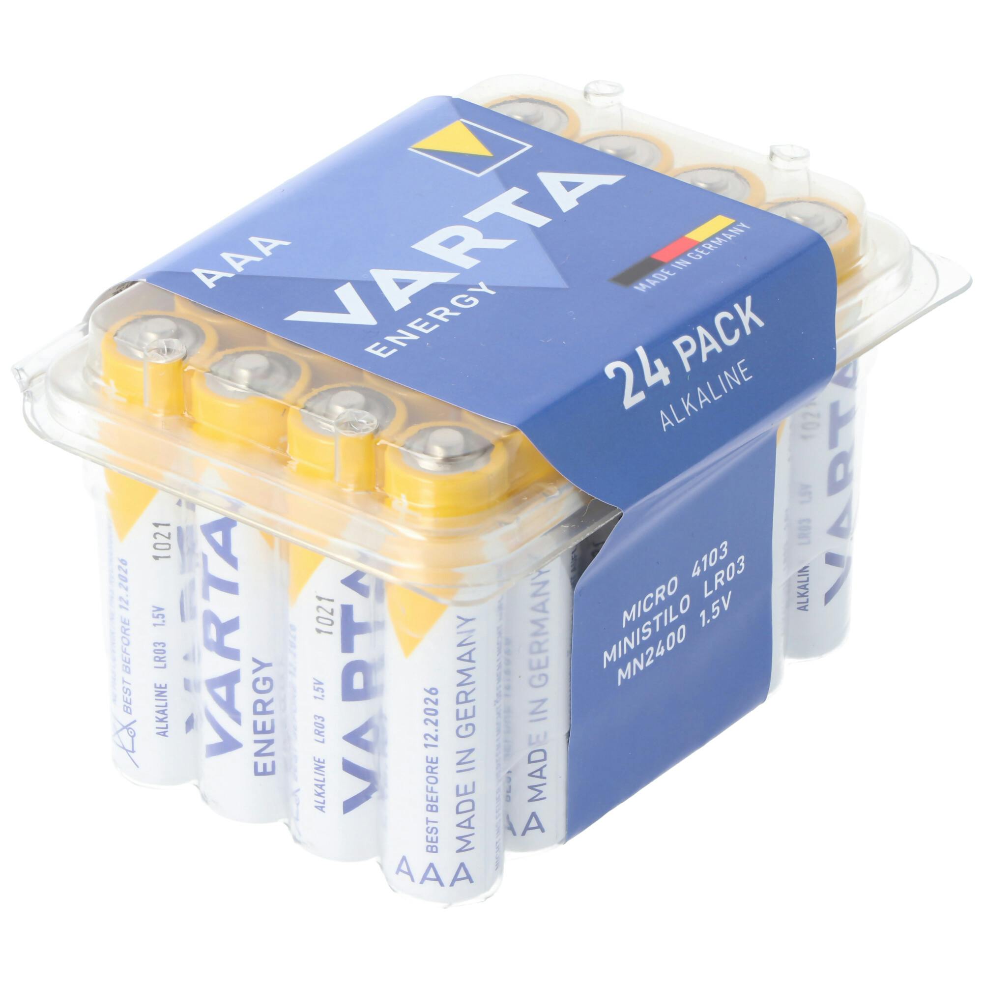 24er Sparpack Varta Energy 4103 Micro inklusive Aufbewahrungsbox | METRO