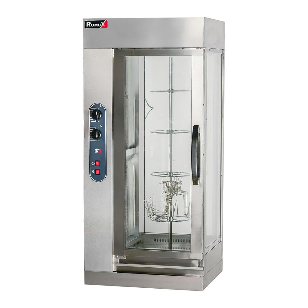 Romux® Girarrosto Elettrico Verticale per 12-24 Polli di 67x55 cm in ...