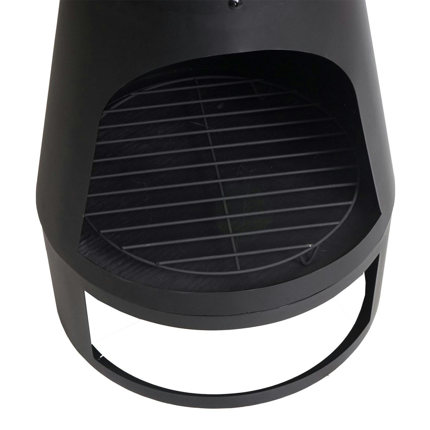 Garden Stove HWC-K90, Tuinhaard Patio Stove, Poker Fire Pit ~ 120x43cm ...