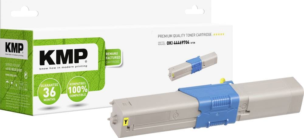 KMP Toner ersetzt OKI 44469704 Kompatibel Gelb 2000 Seiten O-T30 | METRO