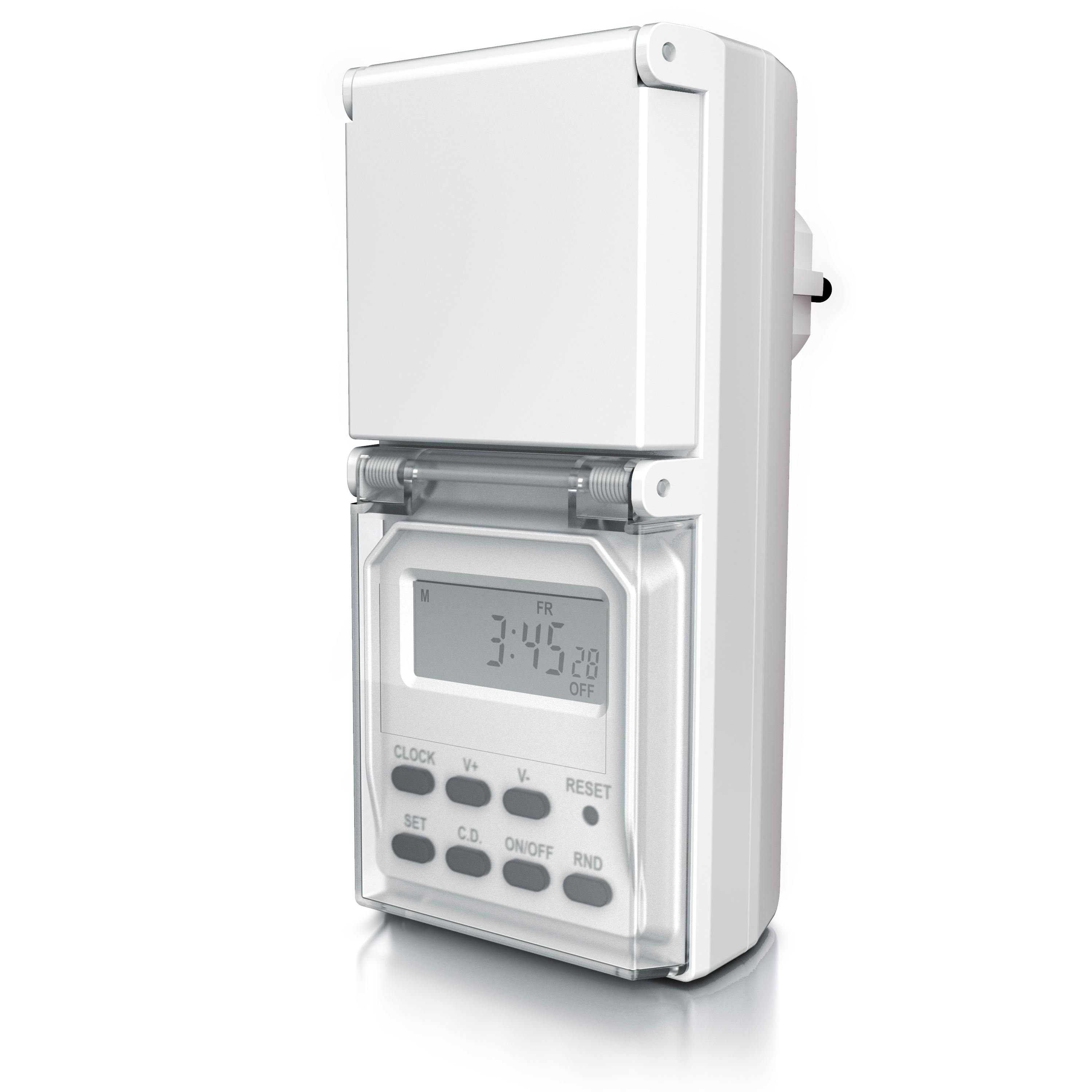 BEARWARE Outdoor Zeitschaltuhr für den Außenbereich Zufallsfunktion ...