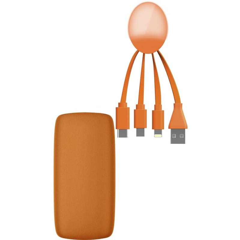 Kit Chargeur De Secours Xoopar Powerpack Weekender 5000mah Orange | METRO