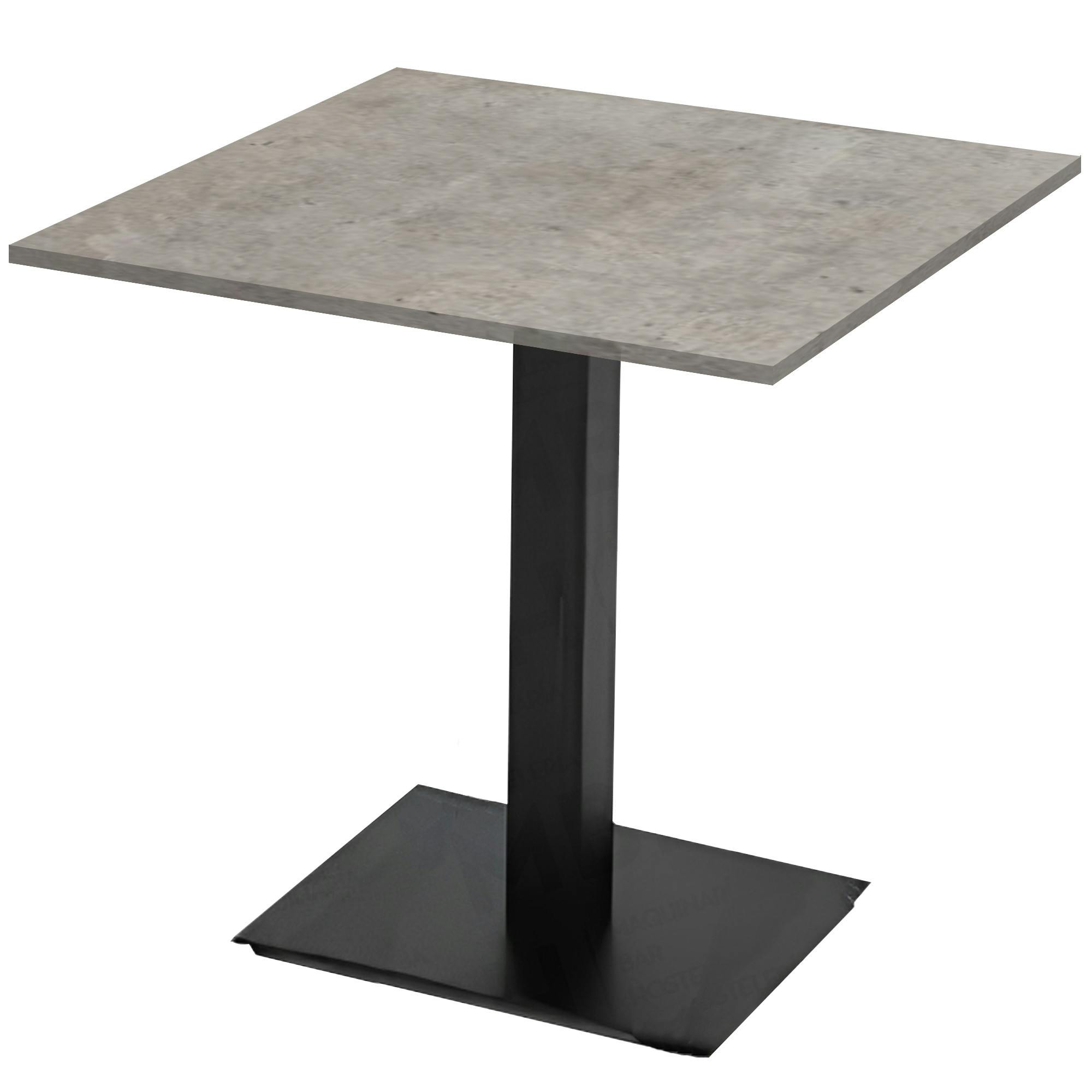 Mesas cuadradas 90x90 cm COMPACTO PREMIUM color granito. Mobiliario hostelería para interior y ...