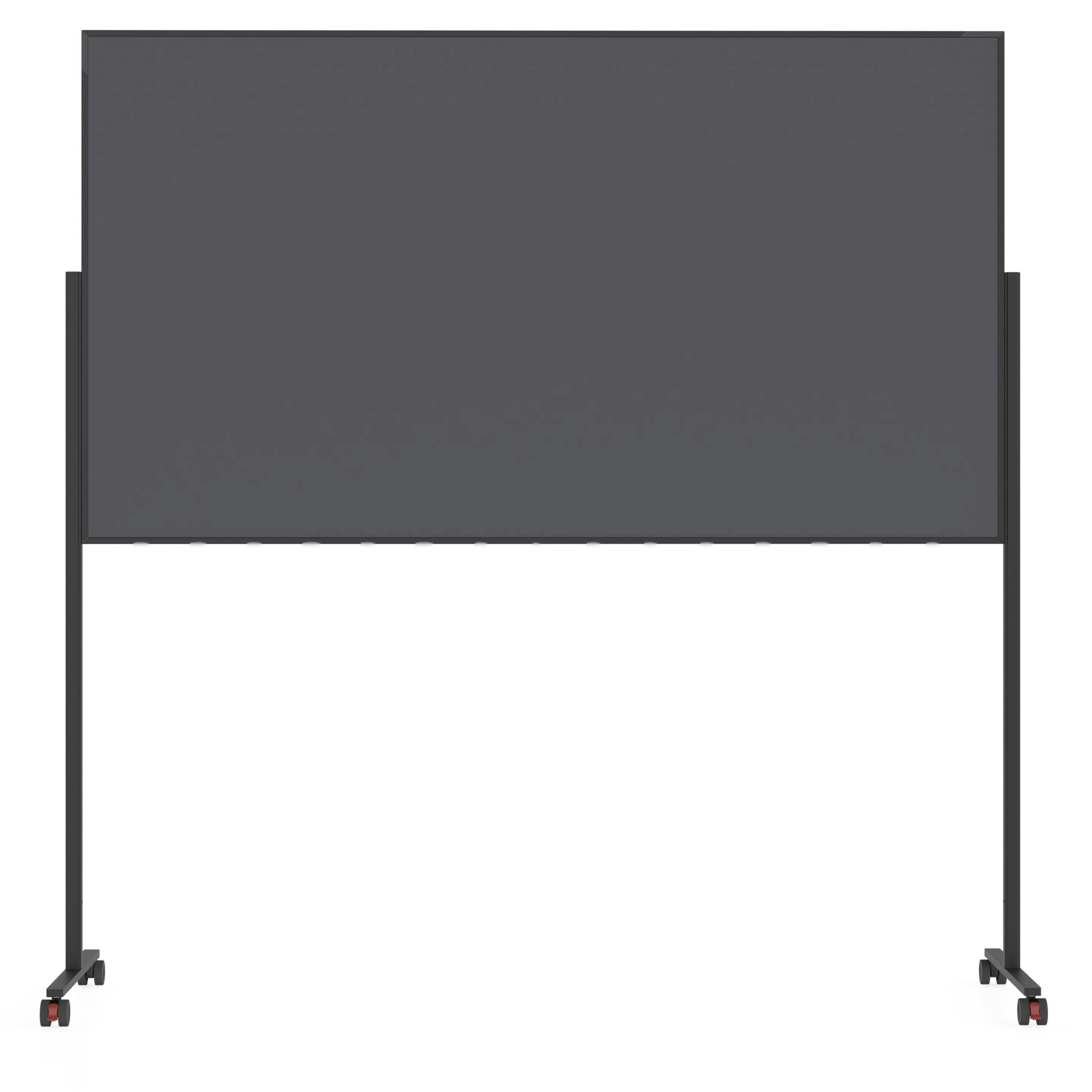 Magnetoplan Design-Whiteboard VarioPin - Zweiarmfuß mit 4 Rollen ...