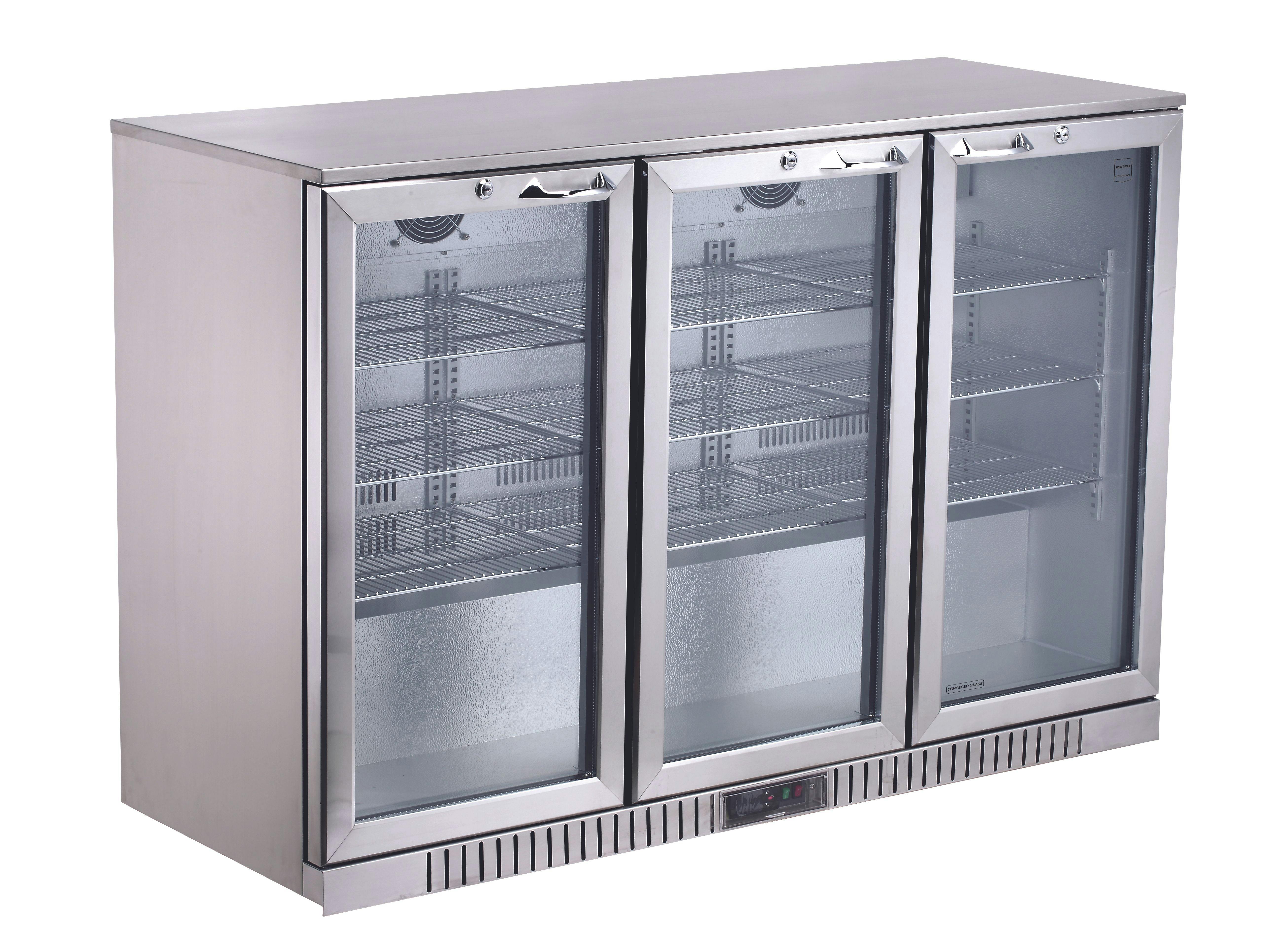 METRO PROFESSIONAL Frigorifero da bar GBC3003S, 135 x 53 x 86.5 cm, 308 ...