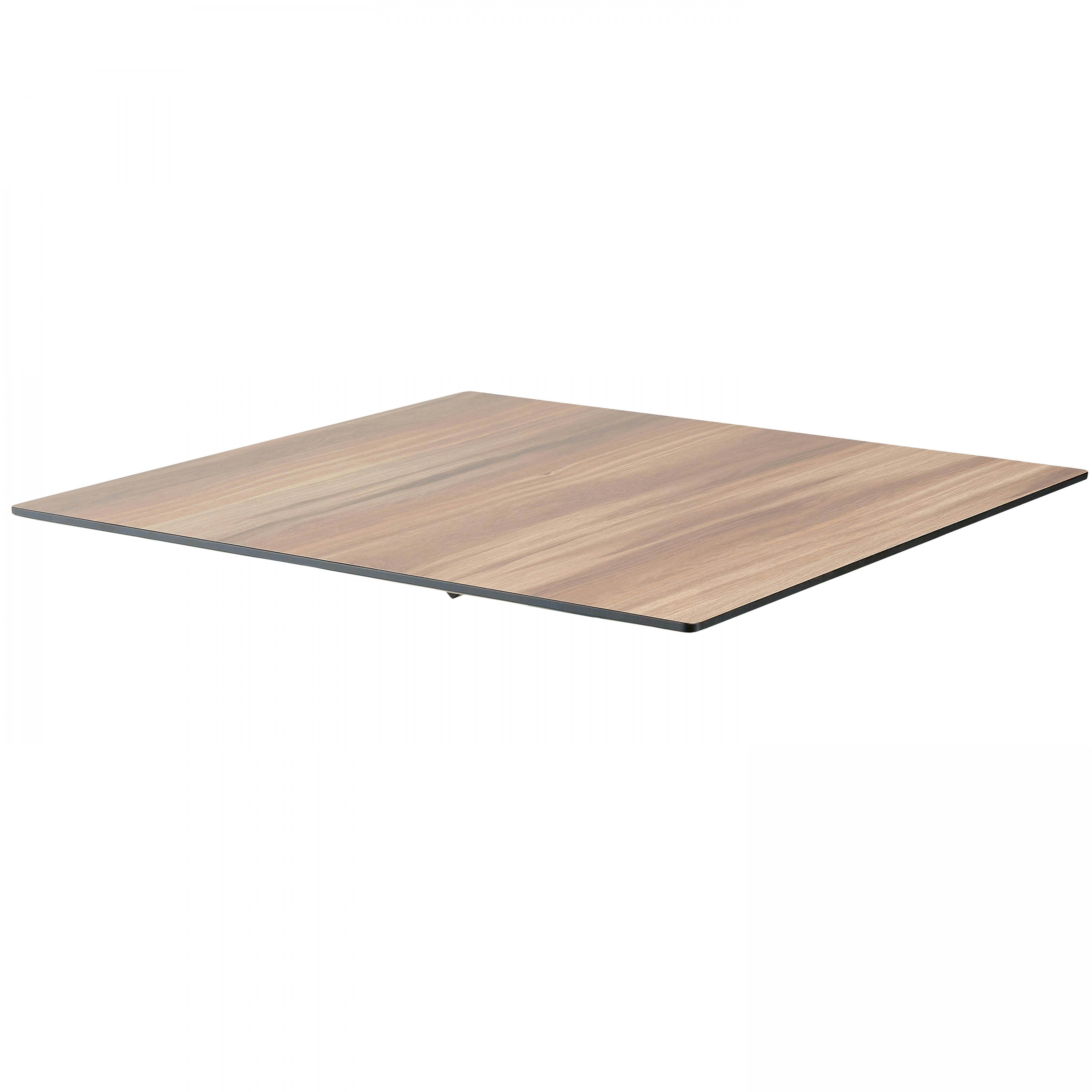 Laminaat tafelblad 70x70 cm donker eiken - Oviala | Makro