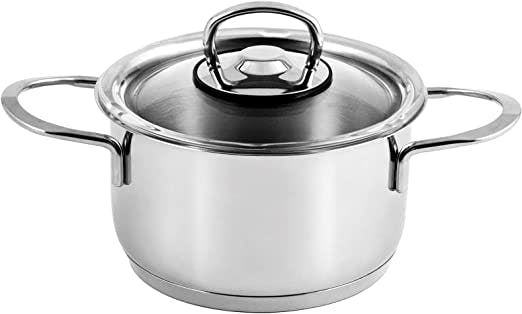 Inoxpran Casseruola Alta 2 Manici InoxMini in Acciaio Inox 18/10 e ...