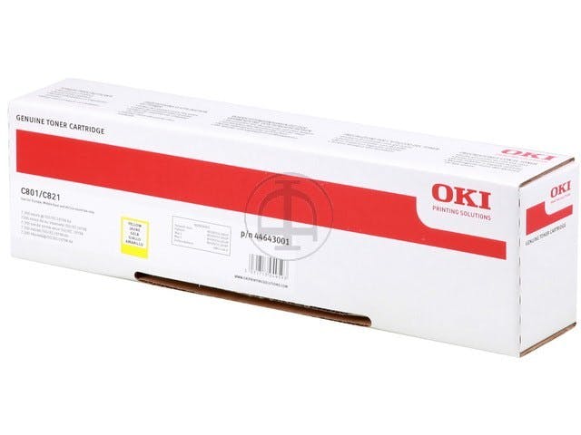 Oki Toner C 801 Yellow Gelb 7,3k (44643001) | METRO