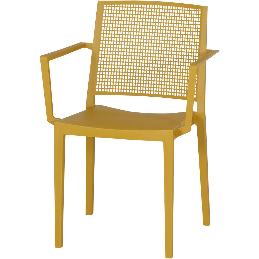 Square Stapelsessel, mustard | METRO