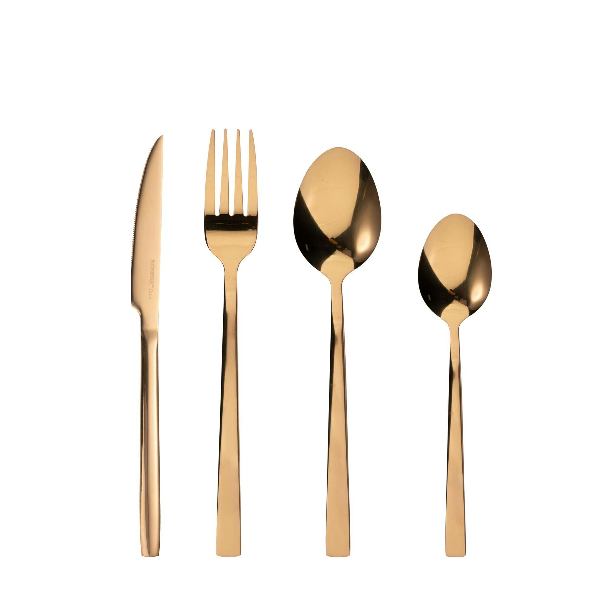 BERGNER - 16-teiliges Besteck Sofia aus Edelstahl | METRO