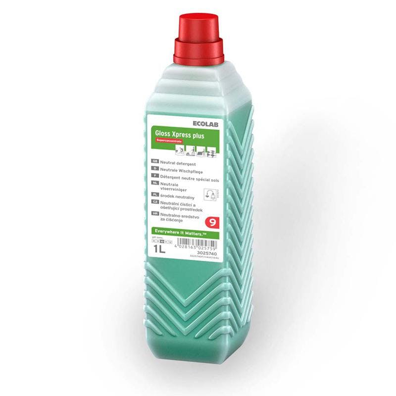 ECOLAB Gloss X-Press Wischpflege 1 l Flasche | METRO Marktplatz