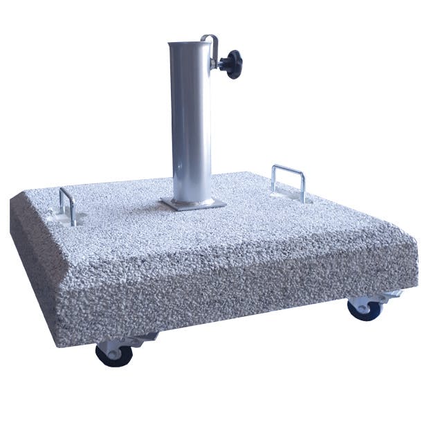 Base de chapeau 55Kg, en ciment avec granit | METRO