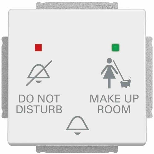 Wipptaster, weiß, 1S, Unterputz, Rückmeldekontakt, mit Beleuchtung ...