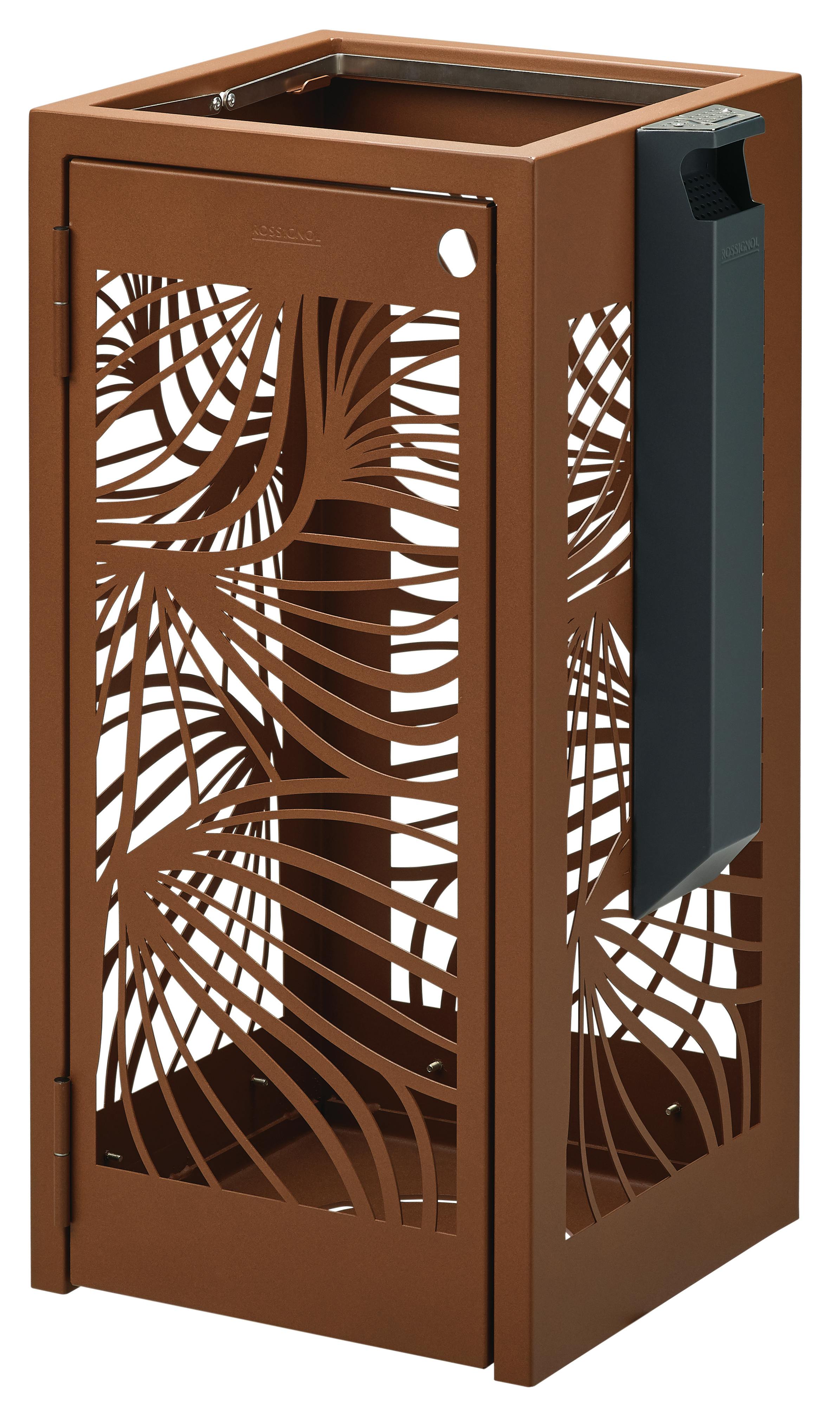 Rossignol - Corbeille 110L vigipirate avec cendrier 3L BELLA - effet ...