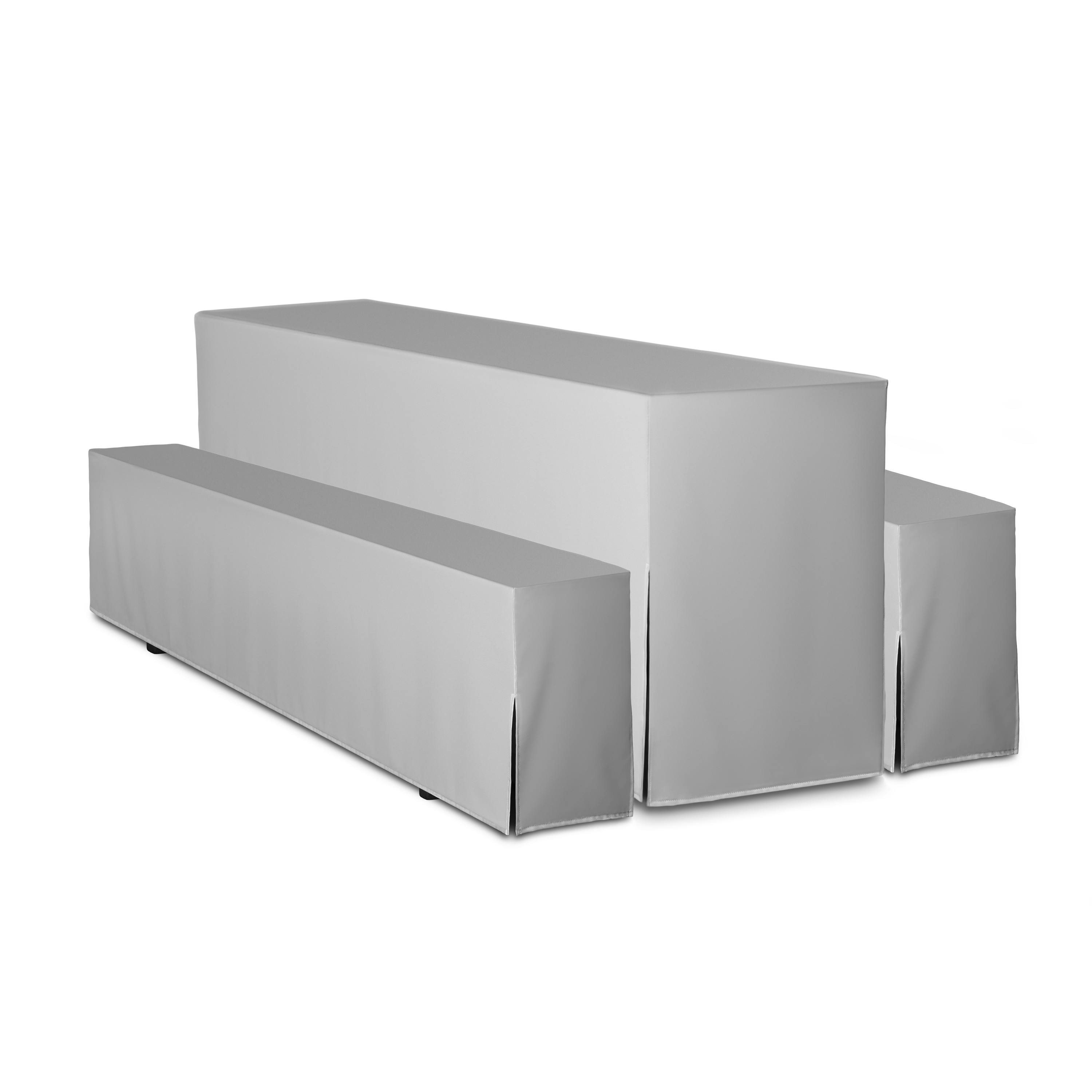 TexDeko Hussen für Bierzeltgarnitur Premium blickdicht 3TLG SET ...