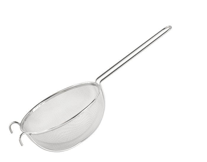 Zeef, Ø33,5 cm, L: 62,5 cm, 18/8 roestvrij staal | Makro