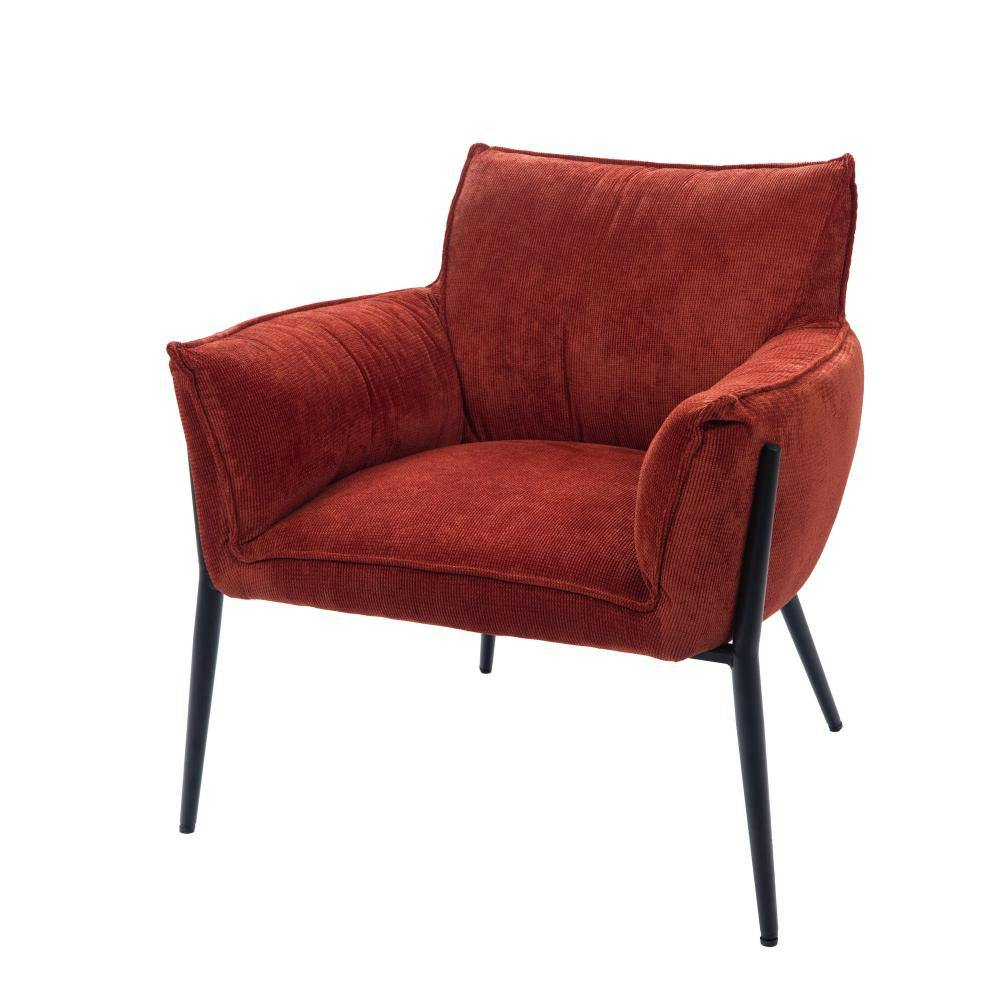 Fauteuil rouge Rosie - Autre Tissu Amadeus 72x80 cm | METRO