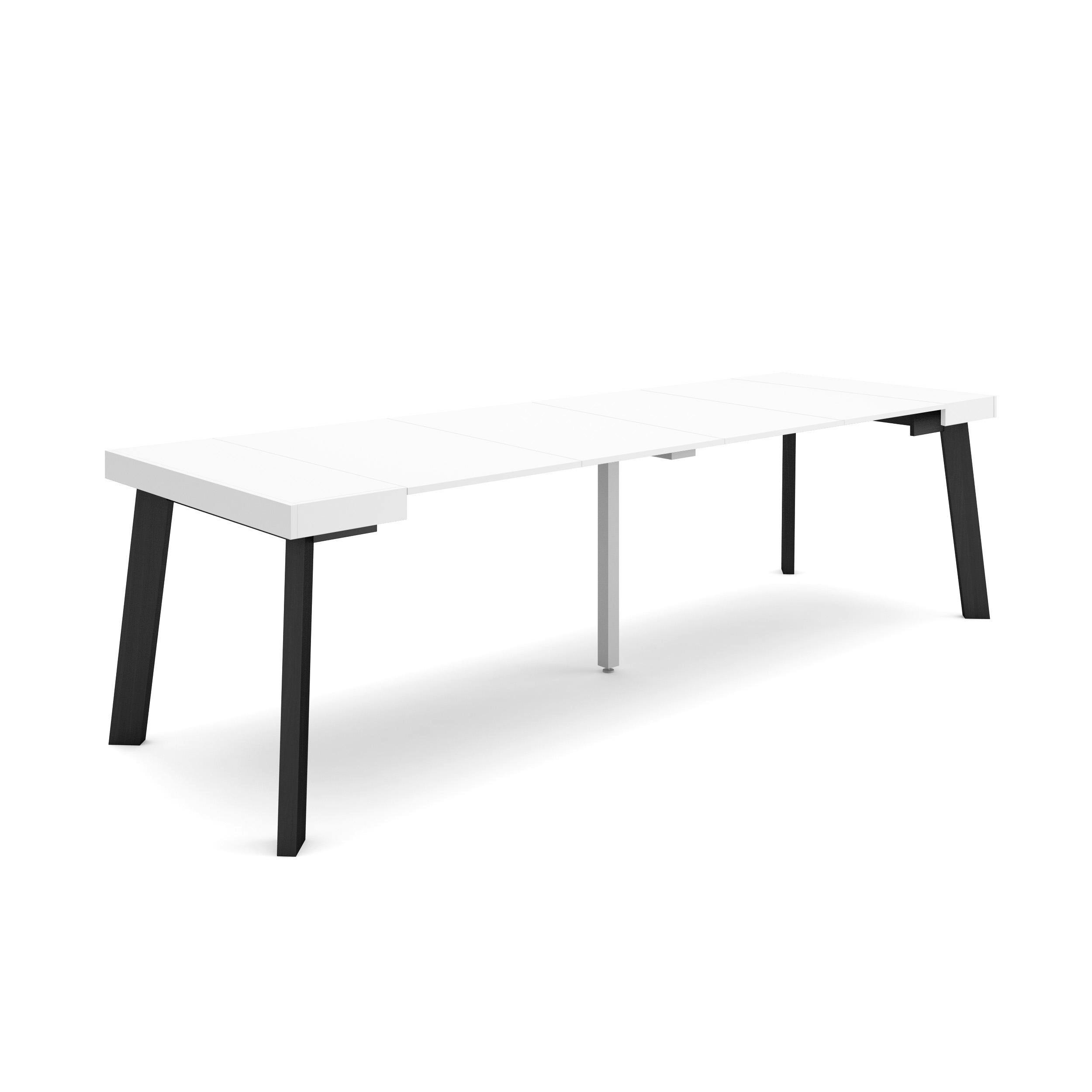 Uitschuifbare Consoletafel, Console table, 262x90x73cm, Voor 12 ...
