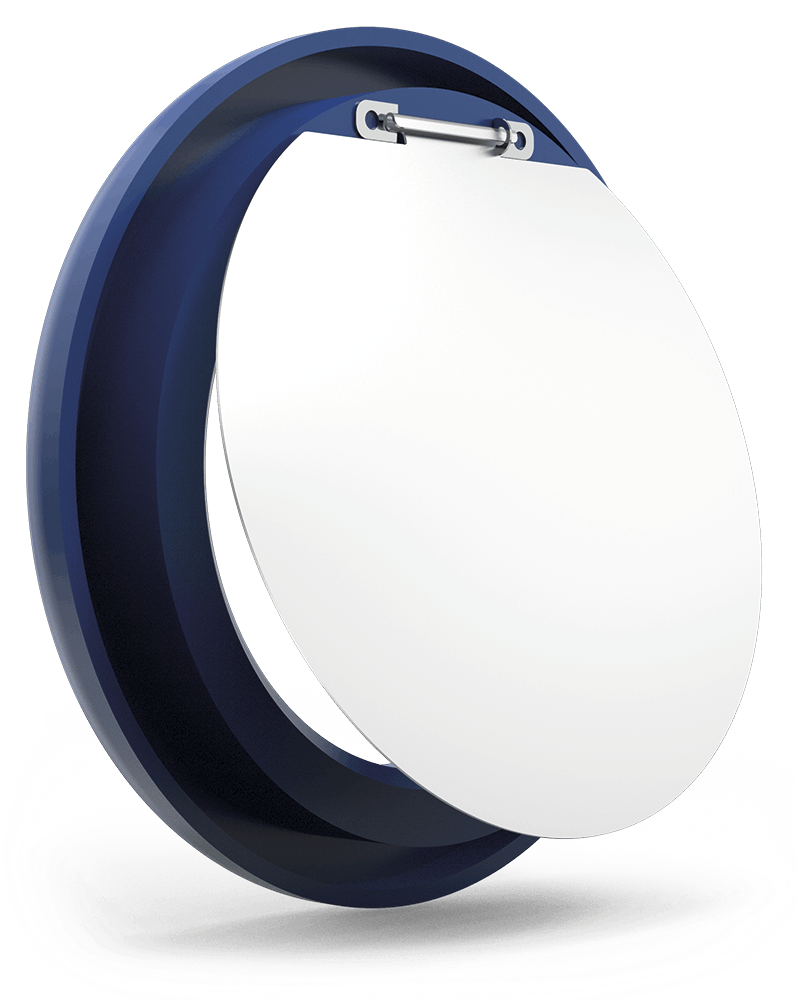 Conjunto de aro azul e alçapão para contentor | Makro